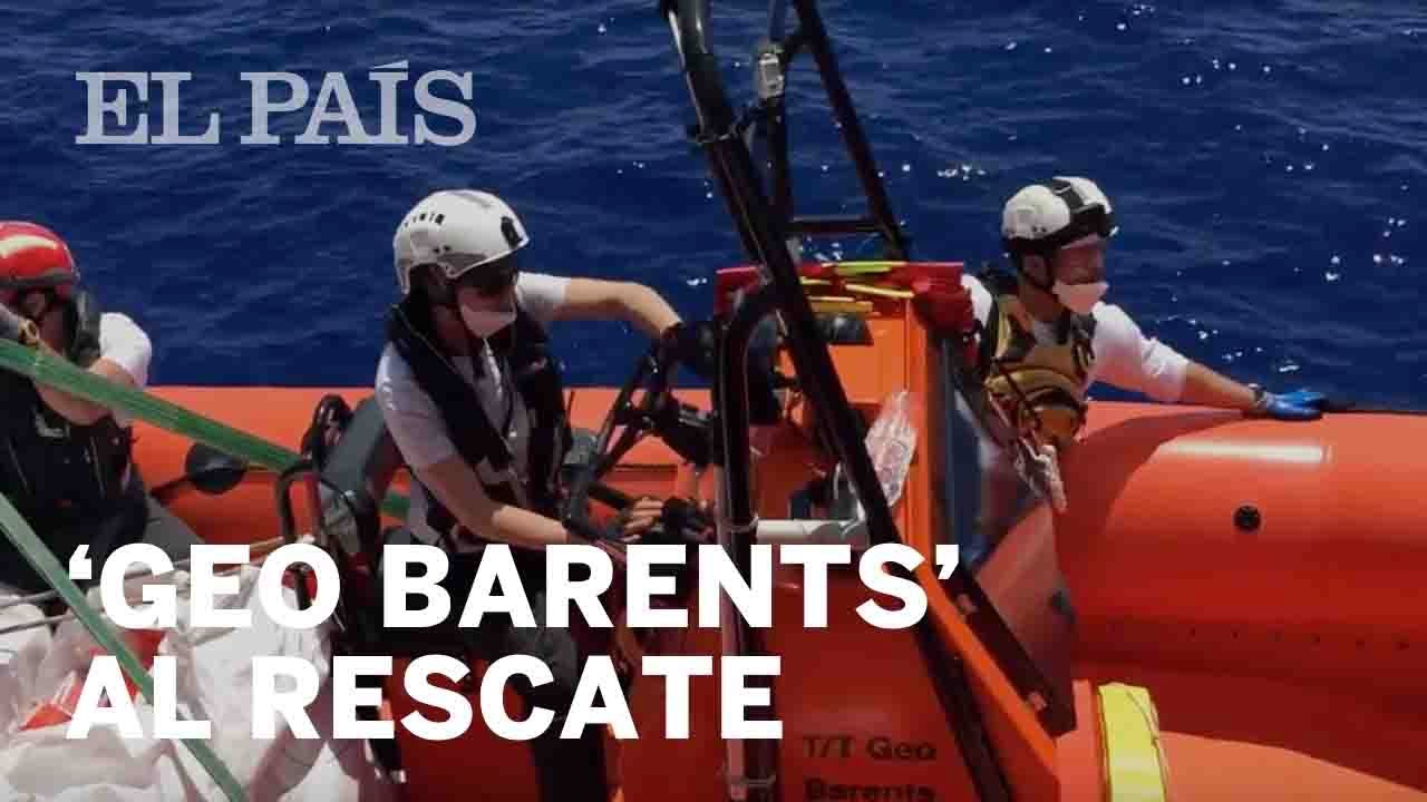 El rescate del 'Geo Barents' en Libia - YouTube