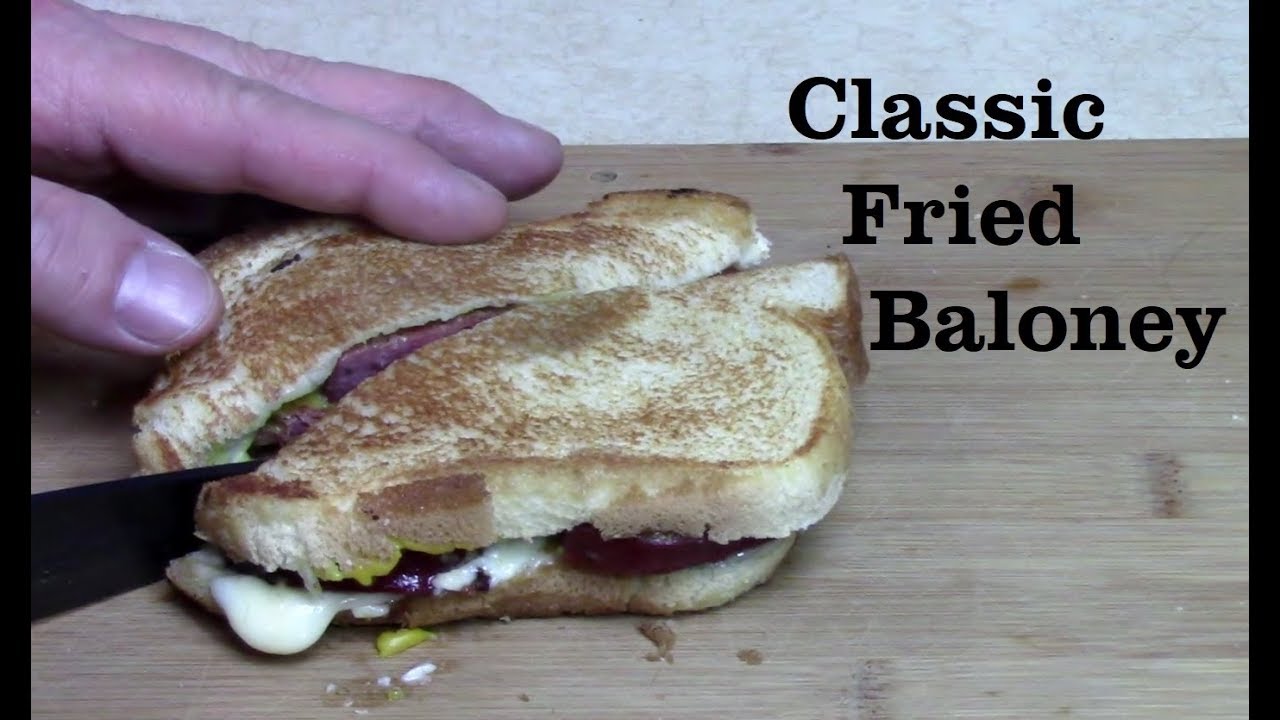 Classic Fried Schafer Baloney Sandwich Alderfer - YouTube