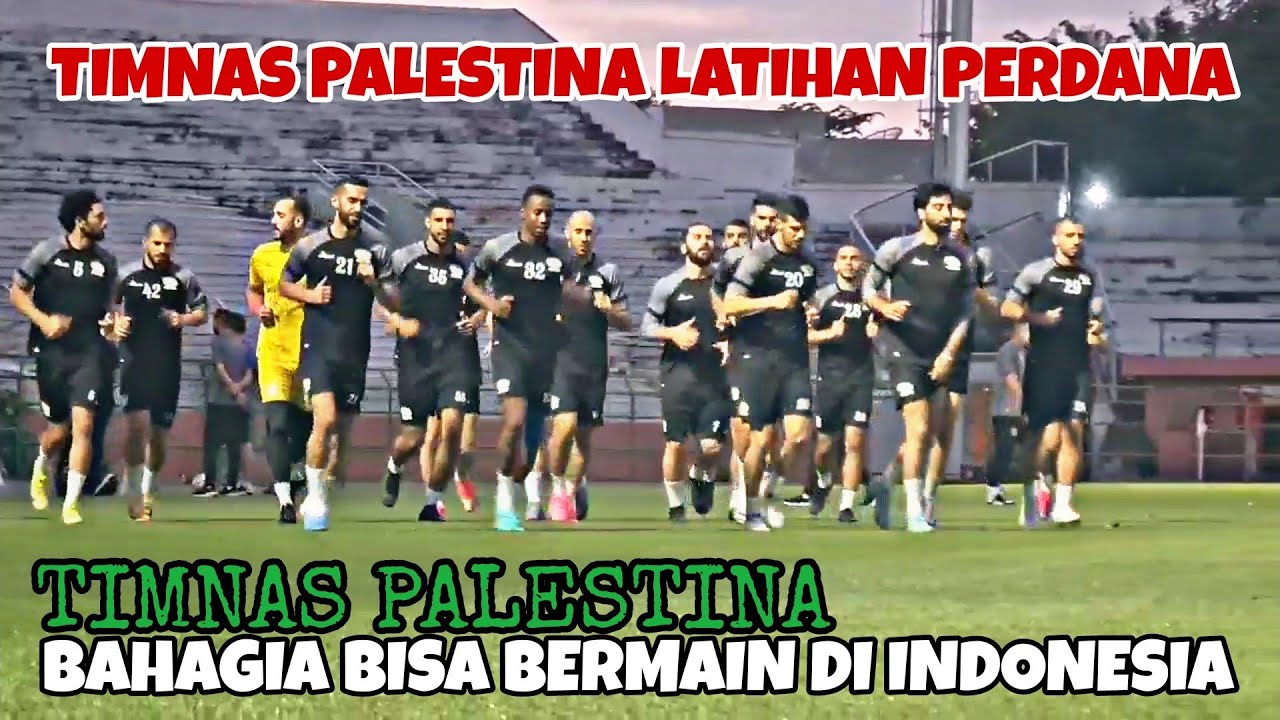 LATIHAN TIMNAS PALESTINA DI STADION GELORA 10 NOVEMBER SURABAYA ...