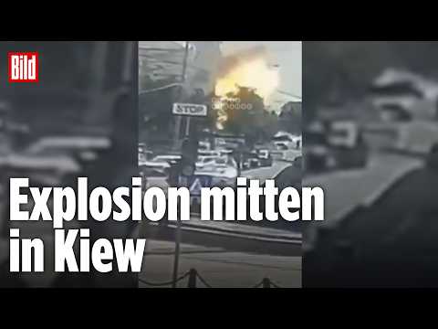 UKRAINE: Russische Drohne trifft Geheimdienst-Hauptquartier in Kiew