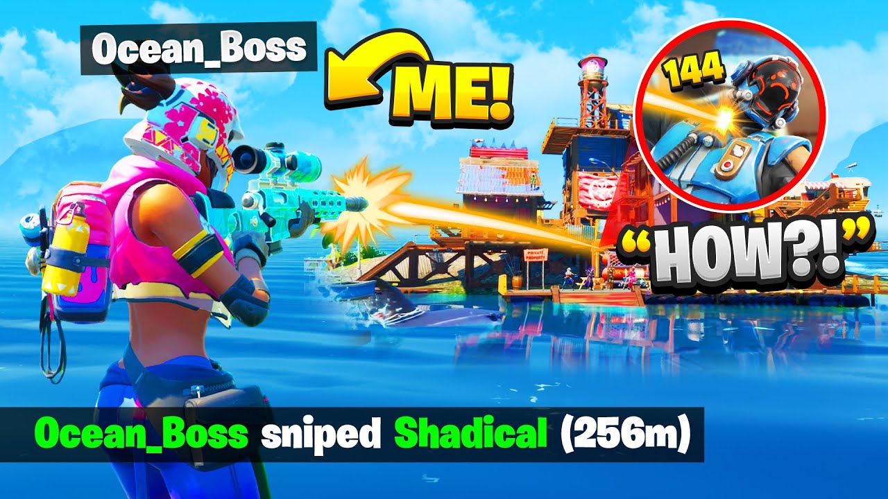 I Pretended To Be BOSS Ocean In Fortnite - YouTube