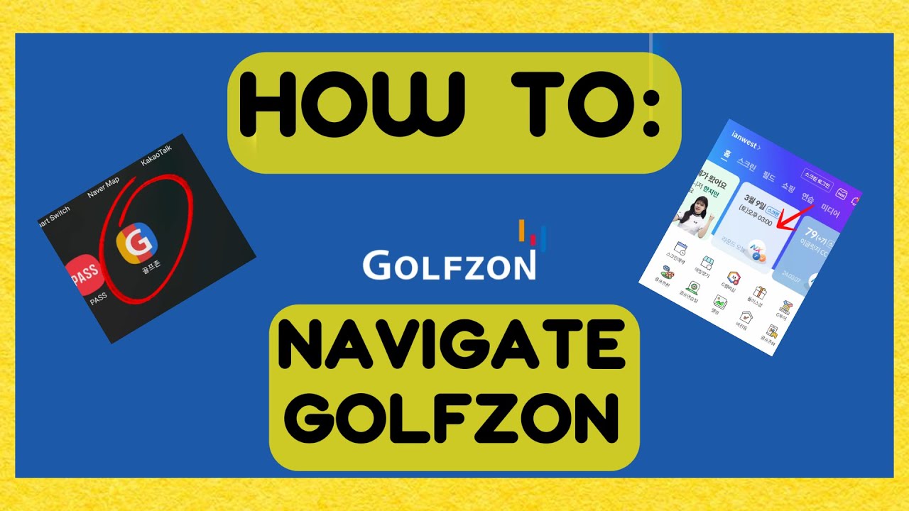 How To - Install and Navigate the Korean Screen Golf Golfzon App - YouTube