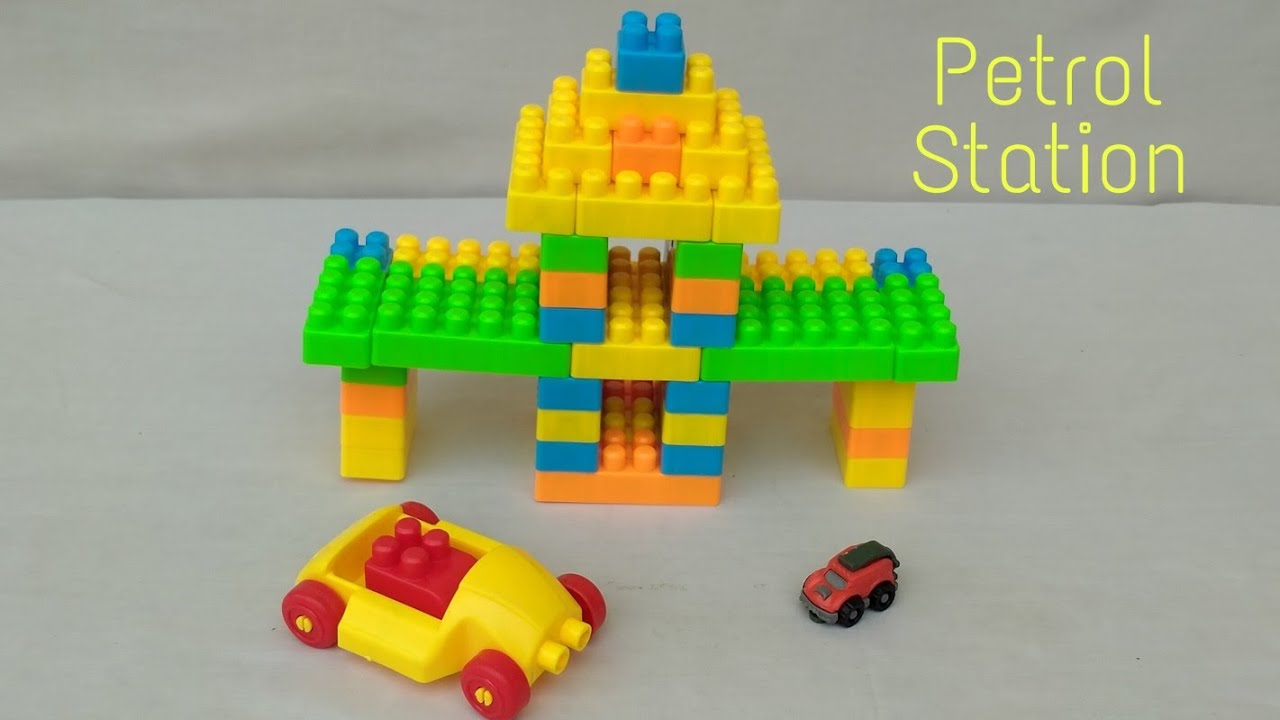 How to make a Petrol Station with Building Blocks/Building Blocks for ...