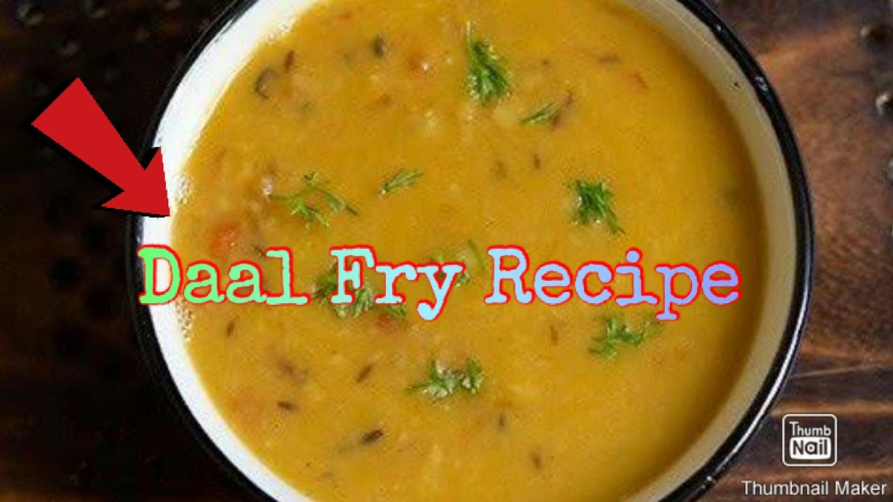 Daal Fry Recipe - YouTube