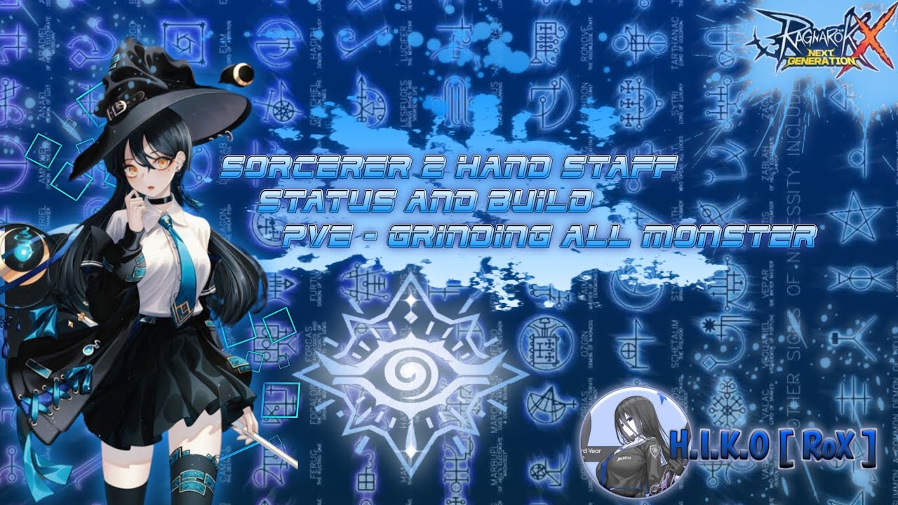 BUILD SORCERER 2 HAND STAFF F2P [ EASY GRINDING ALL MONSTER ] RAGNAROK ...