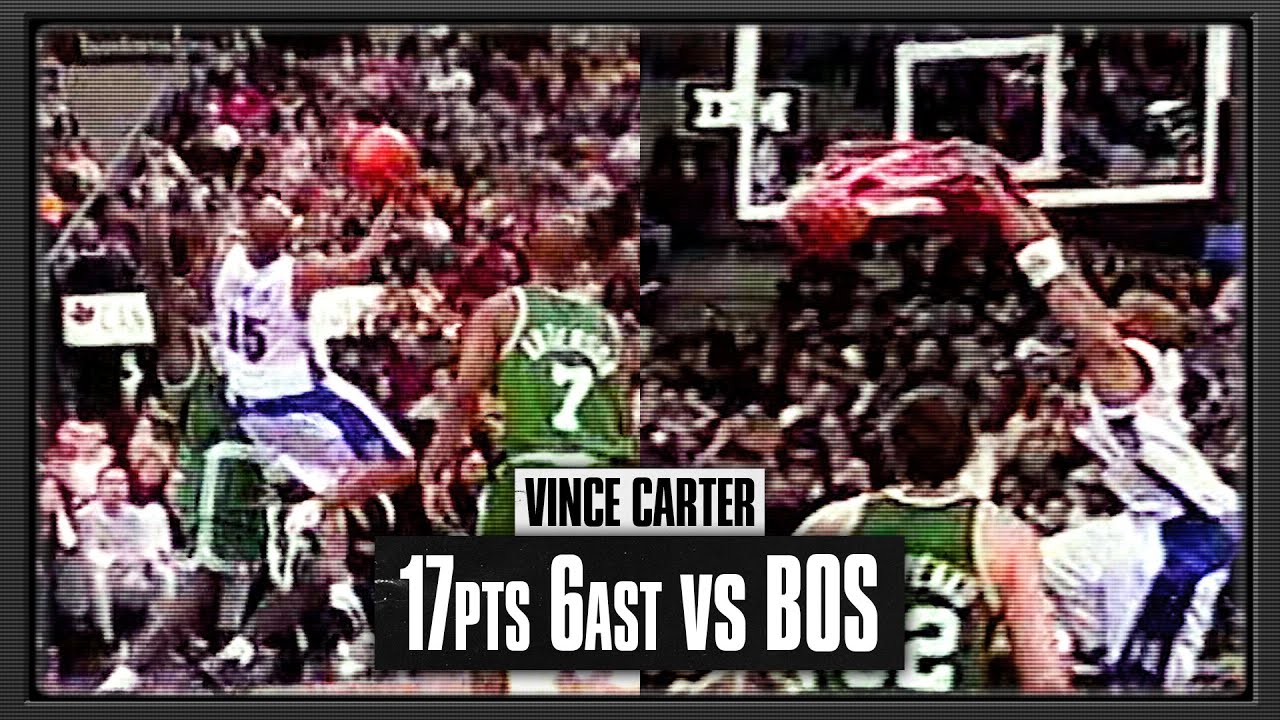 Vince Carter 17pts vs Boston Celtics | December 2nd 2001 - YouTube