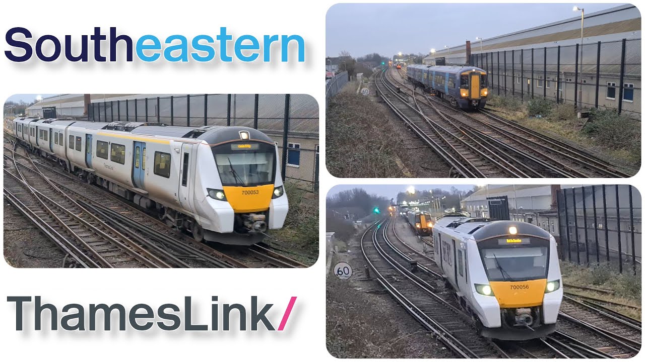 Trains entering service from Gillingham Depot. - YouTube
