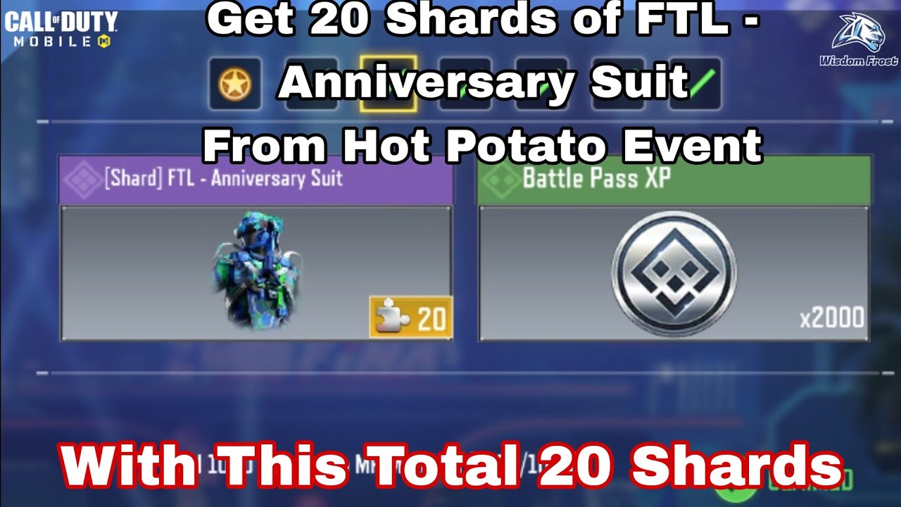 Get FREE 20 Shards of FTL - Anniversary Suit From Hot Potato Event in ...
