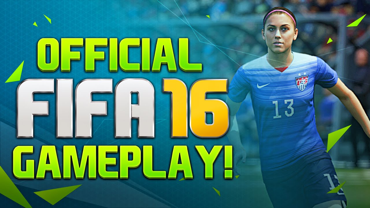 OMFG OFFICIAL FIFA 16 GAMEPLAY !! - YouTube