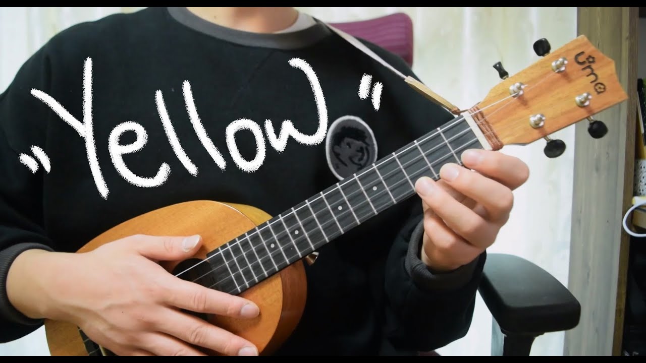Coldplay - Yellow ukulele cover(+chords) | 룰루렐레 Lululele - YouTube