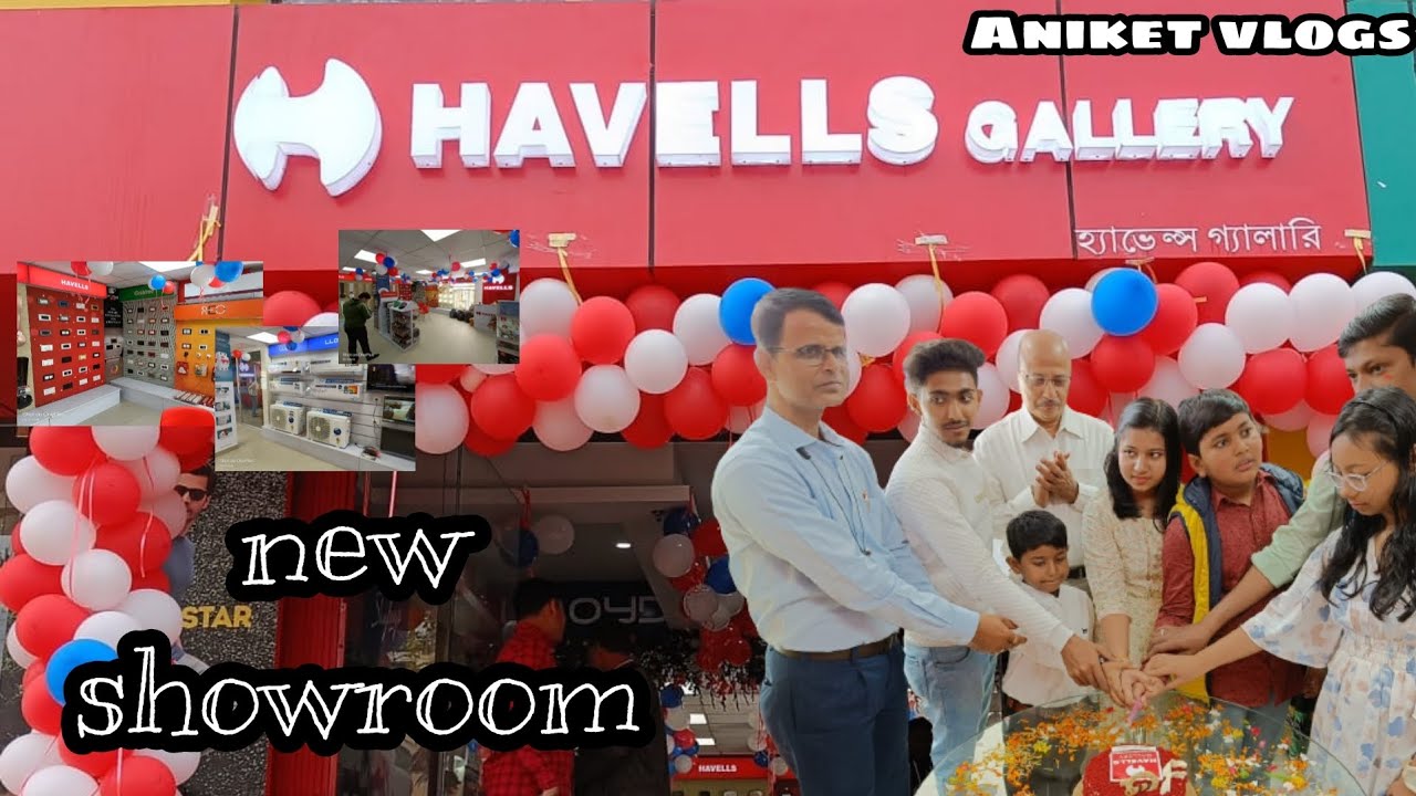 Havells gallery // new showroom // jhargram // Aniket vlogs - YouTube