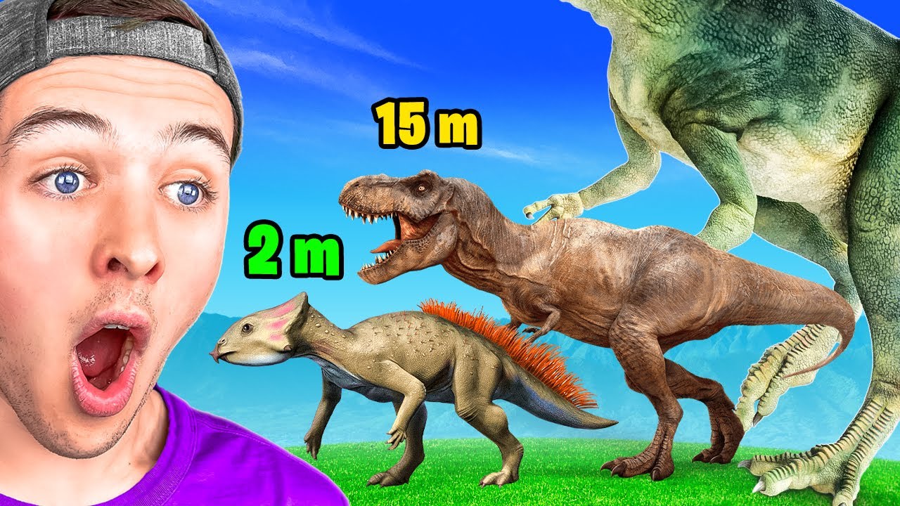 ALL DINOSAUR SIZE COMPARISONS - YouTube