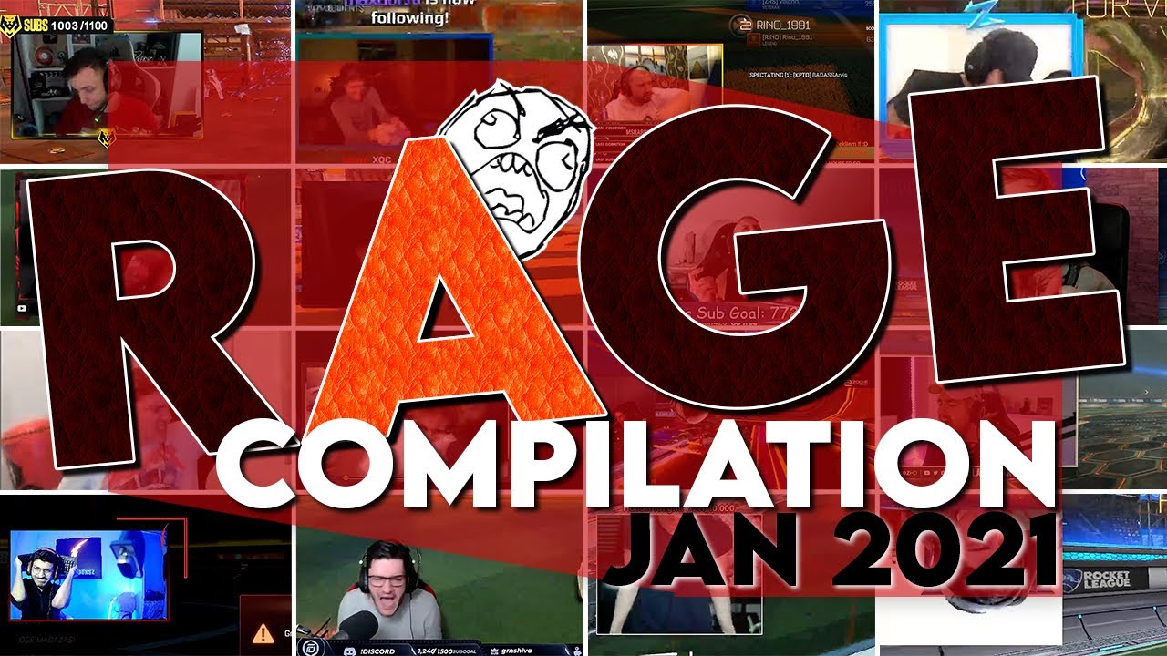 ROCKET LEAGUE RAGE COMPILATION! January 2021 - YouTube