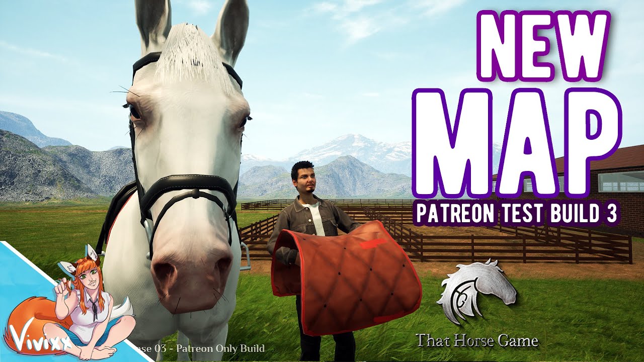 NEW map, Horse animations, tack and MORE in That Horse Game test build ...