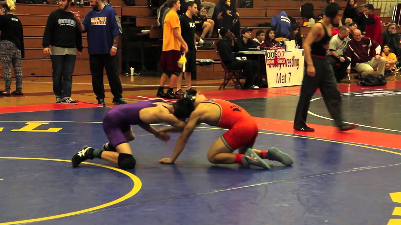 Nikko's 2nd match at the Lou Bronzan Wrestling Tournament 12-22-14 ...
