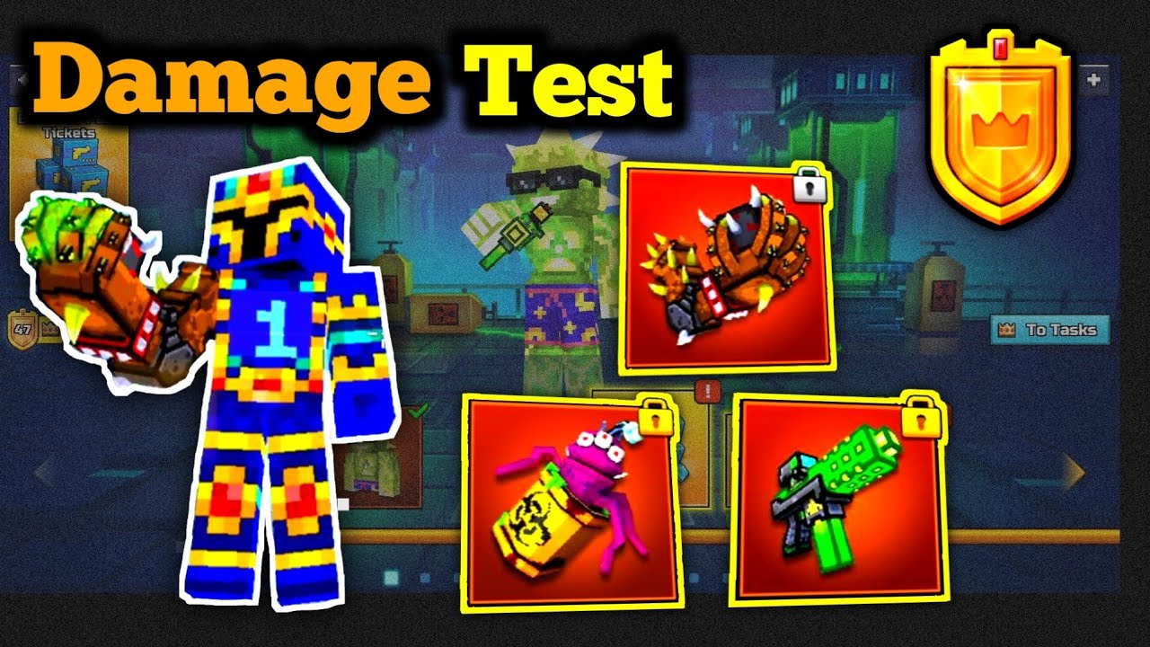 Pixel Pass Weapons Damage & Stats - Pixel Gun 3D - YouTube