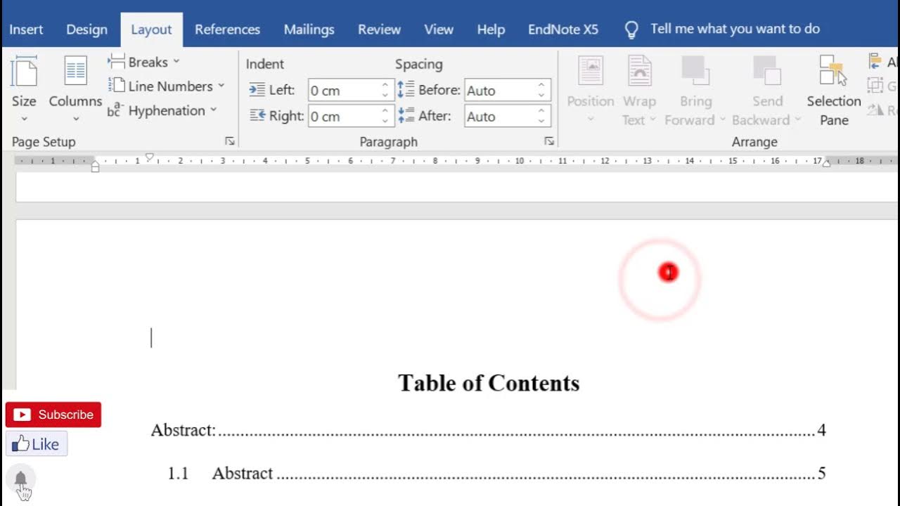 How to add Roman numerals and Arabic numbers in Word, MS office, page ...