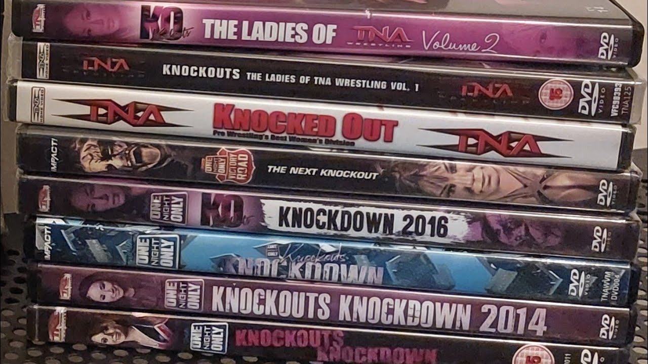 TNA Knockouts Complete DVD Collection (Inc. custom) Impact Wrestling ...