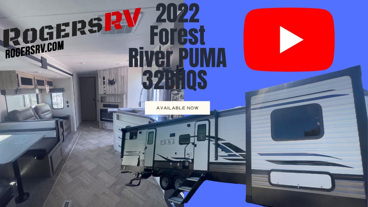2022 Forest River PUMA 32BHQS at ROGERS RV! - YouTube