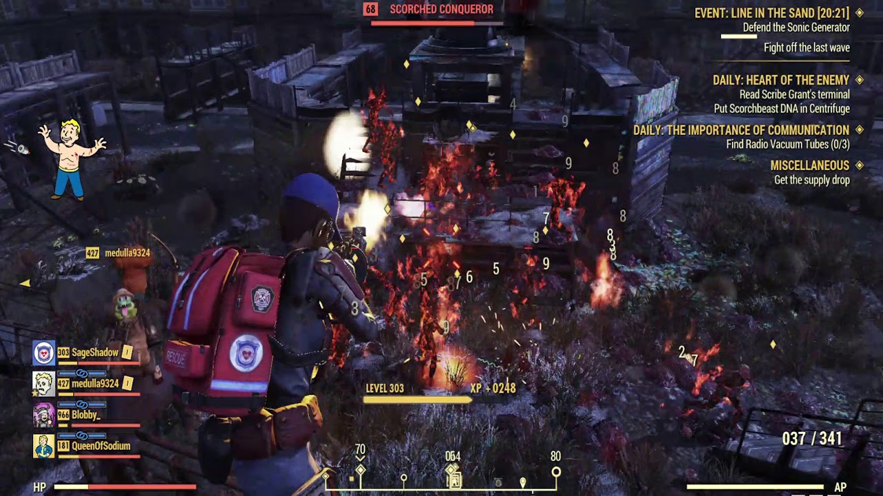 Fallout 76 - Line in the Sand bug - YouTube