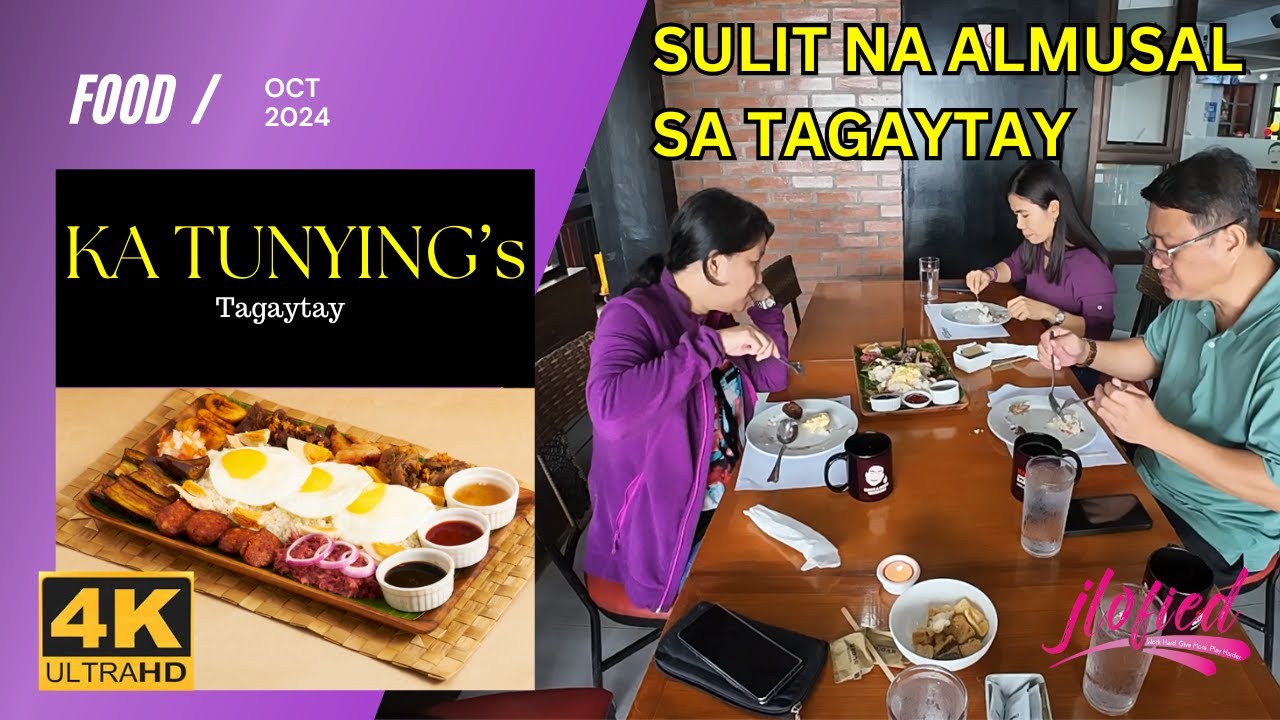 SULIT NA ALMUSAL SA TAGAYTAY: BREAKFAST FEAST AT KA TUNYING'S CAFE ...
