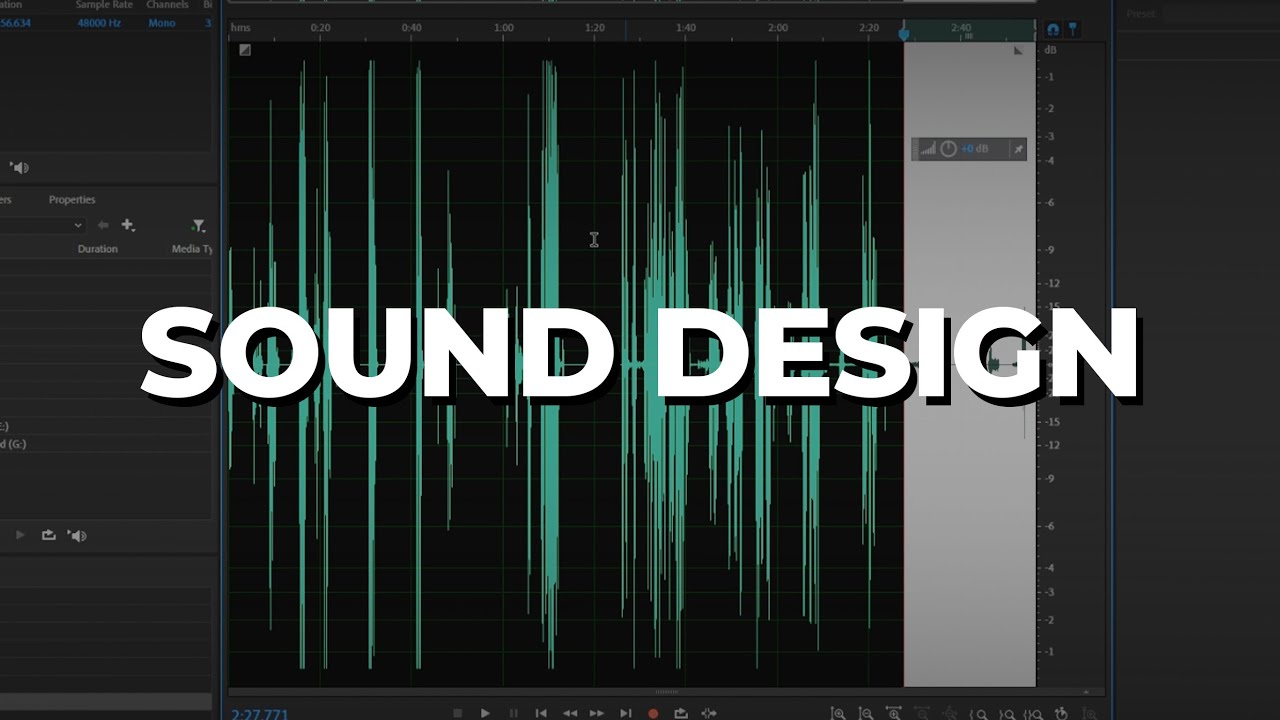 Step by Step SOUND DESIGN for Film! - YouTube