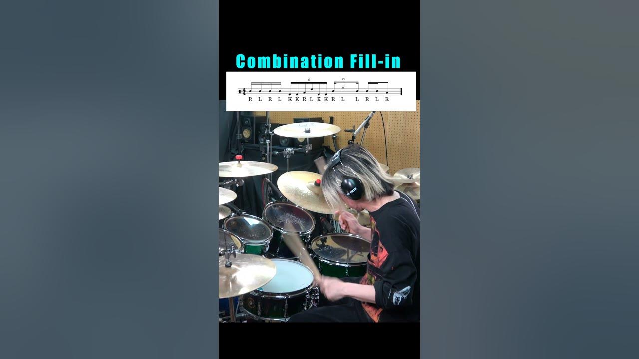 Combination Drum Fill-inコンビネーション ドラムフィルイン 叩いてみた Drum Fill-in #drums #sakaedrums #rudiments - YouTube