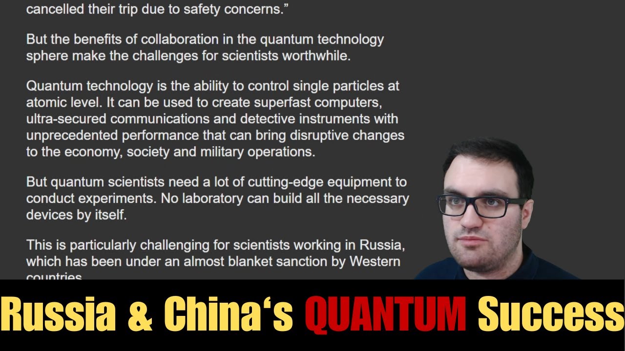 From Sanctions to Success: Russia and China's Quantum Collaboration ...