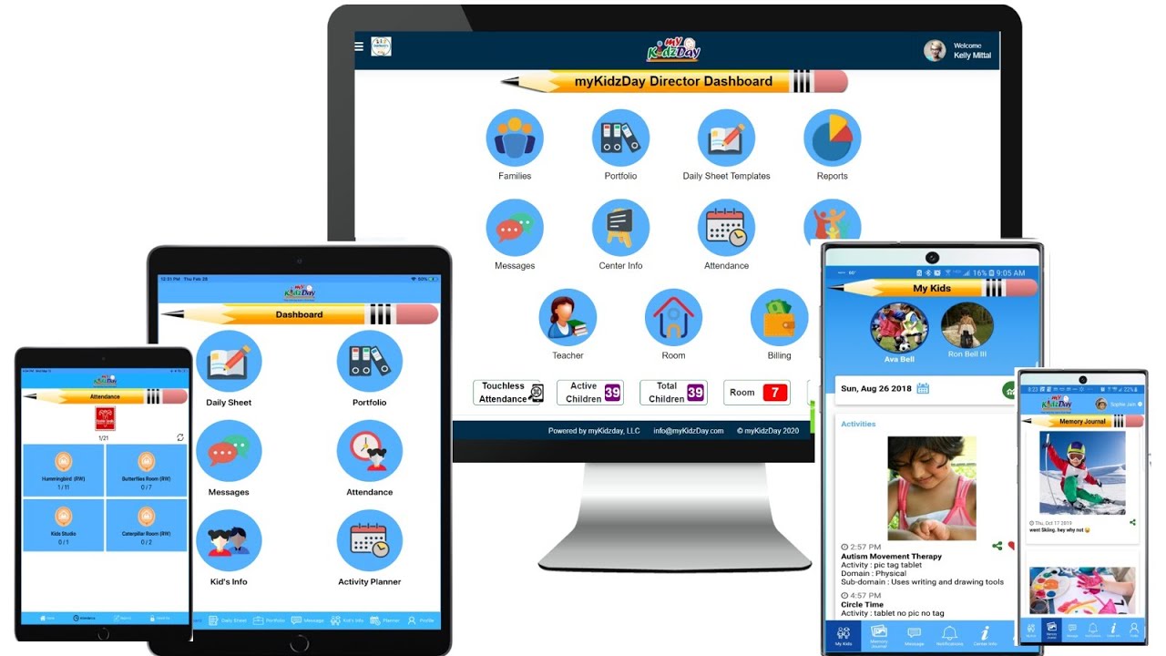 myKidzDay Parent Communication, Attendance Tracking and Daycare ...