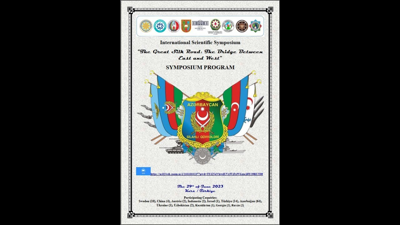 "The Great Silk Road: The Bridge Between East and West" SYMPOSIUM - YouTube