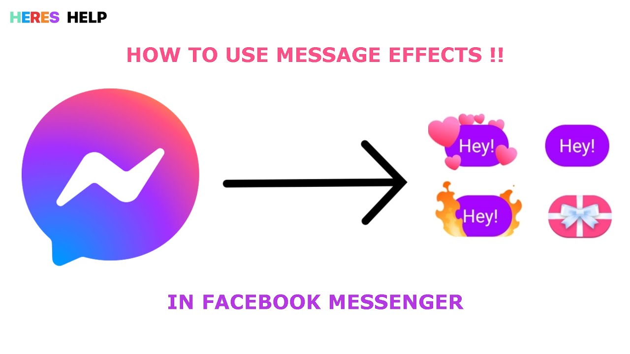 How to use FB messenger EFFECTS !! (Iphone/Android) (3 STEPS) - YouTube