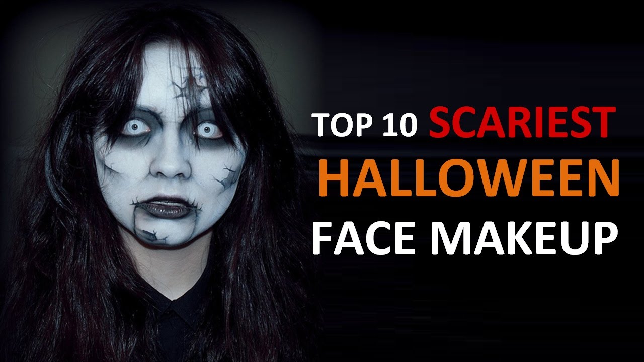 🎃 10 of the Scariest Halloween Face Makeup Ever 🎃 - YouTube