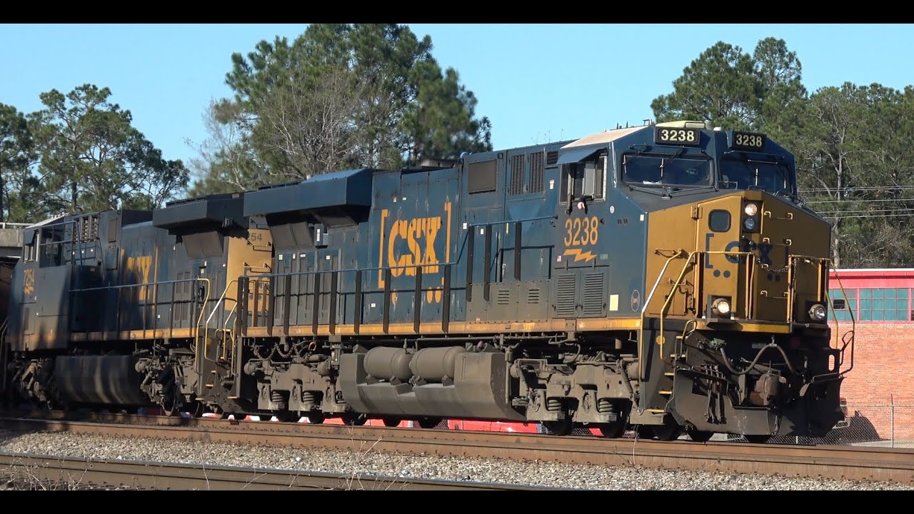 CSX C002 Departing Waycross, GA - YouTube