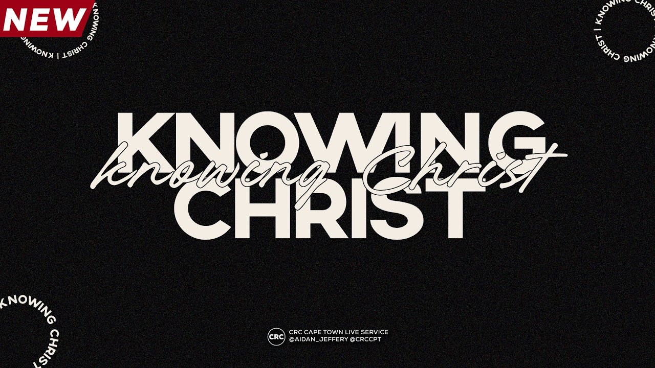 Knowing Christ | Ps Brian De Villiers | 13 July 2025 - YouTube