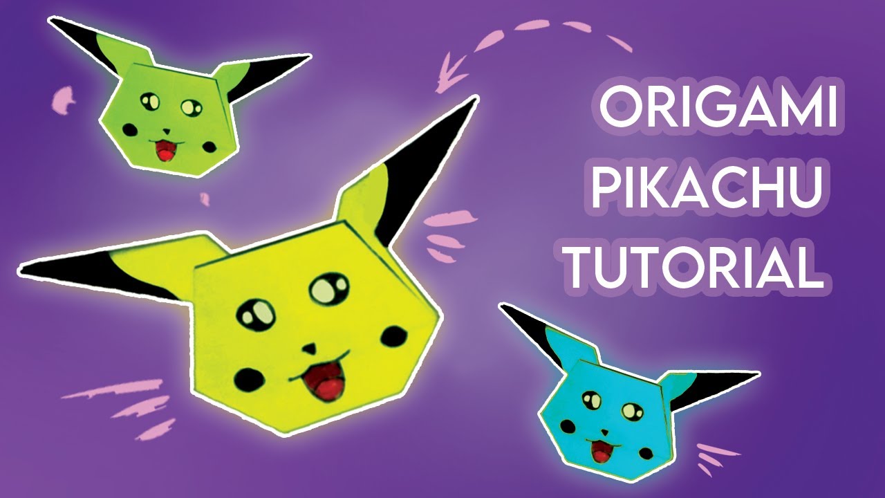 Easy Origami Pikachu Tutorial 🌟⚡💛 Fun Pokemon DIY Craft - YouTube