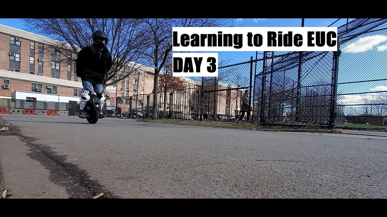 EUC Learning Day 3 and Riding!! - YouTube