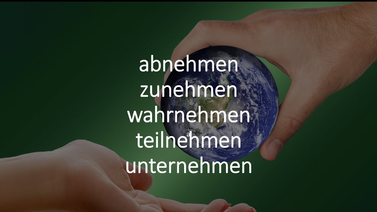 Das Verb "nehmen" und seine Präfixe - Teil 1 - YouTube