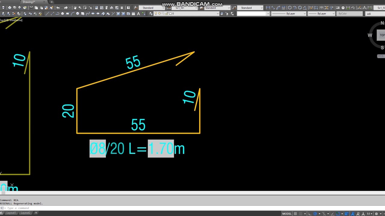 How to draw the reinforcement of a concrete column in Autocad 2d part 2 ...