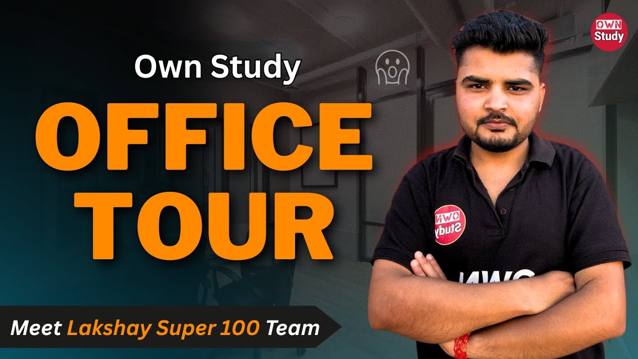 Own Study Office Tour | Lakshay Super 100 - YouTube