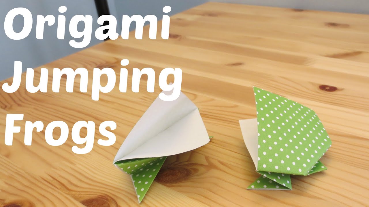 Origami Jumping Frog - YouTube