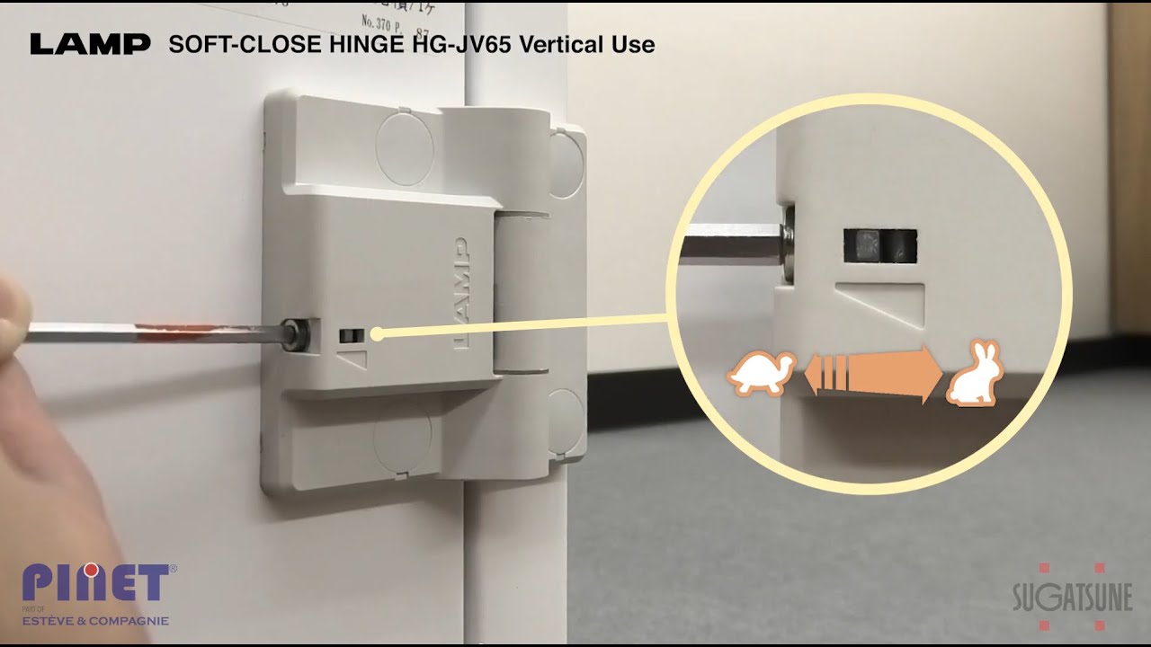 Soft-close hinge for vertical application - YouTube