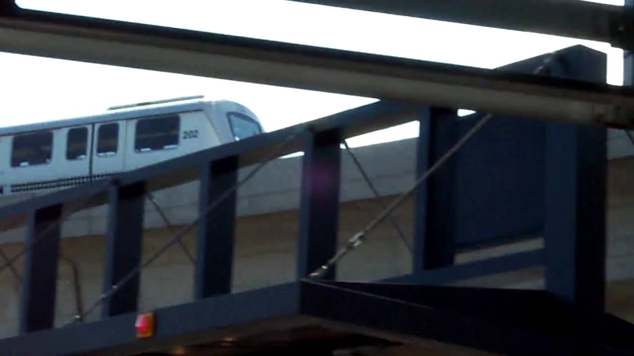 Monorail in JFK airport NYC - YouTube