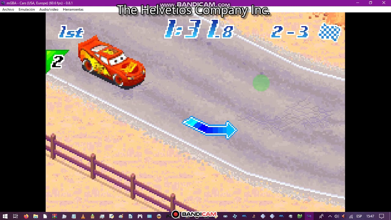 Cars (2006) GBA - Gameplay (mGBA Emulator) - YouTube
