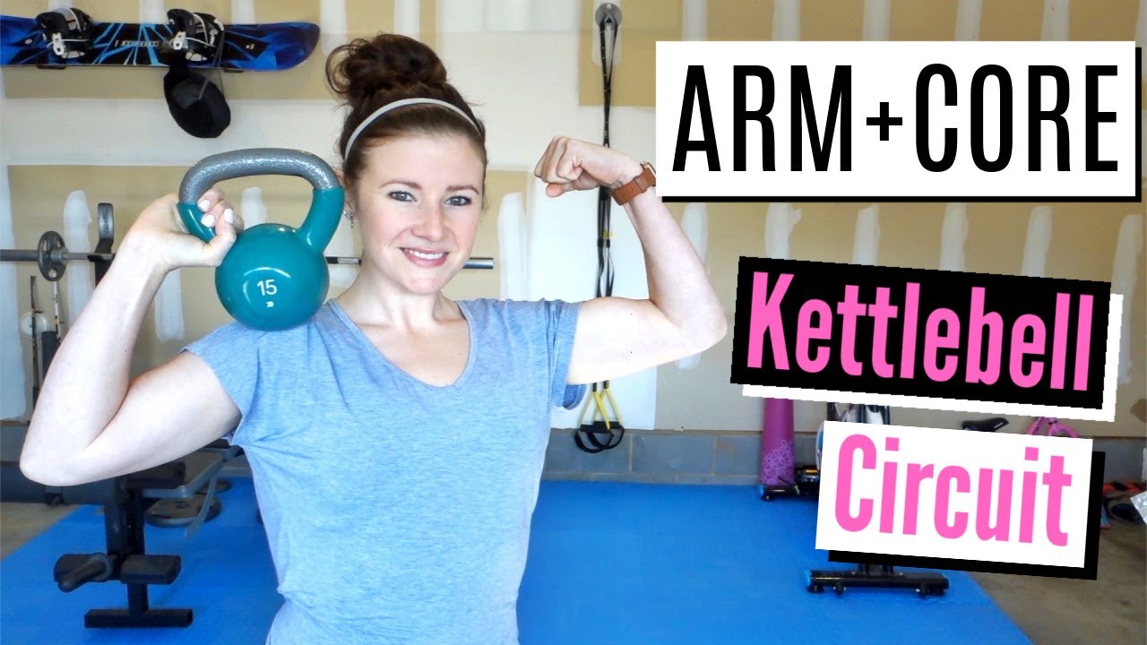 KETTLEBELL UPPER BODY + CORE | CIRCUIT WORKOUT - YouTube