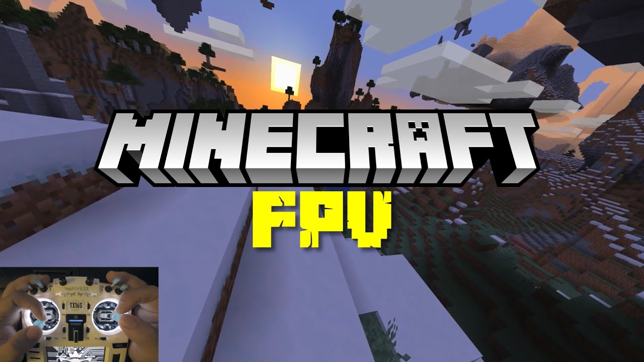 MINECRAFT FPV Drone: Insane Exploration - YouTube