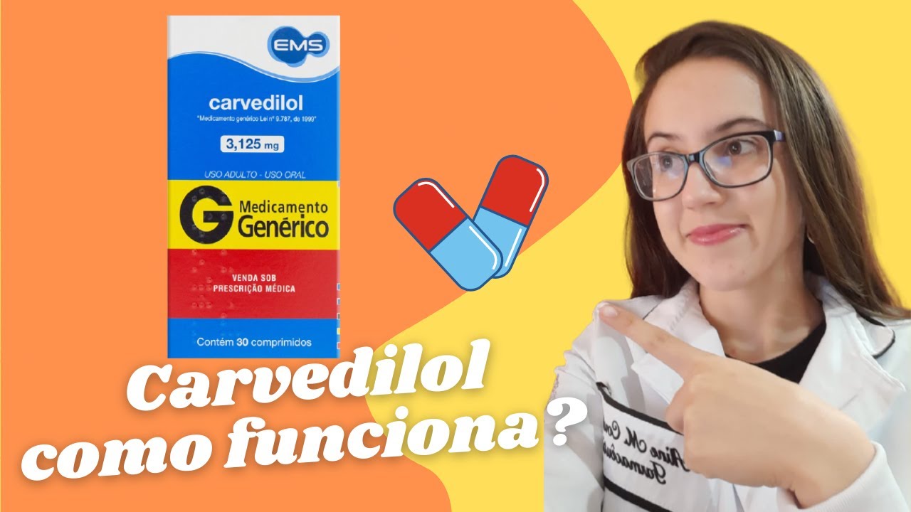 CARVEDILOL Para que serve? Tudo que você precisa saber - YouTube