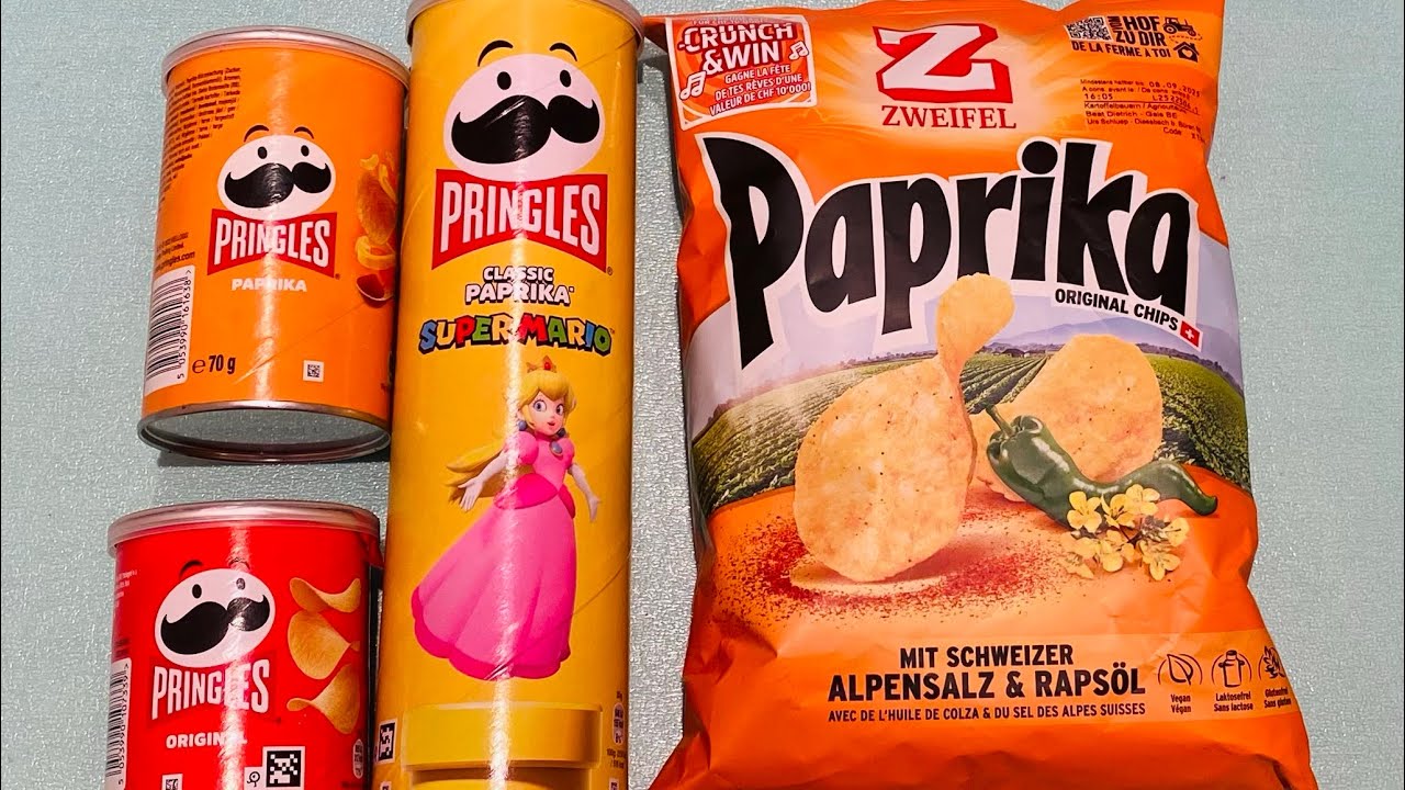 Unpacking Pringles & Zweifel & Filling Platter with Chips | Satisfying ...