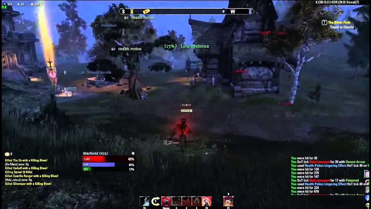 ESO Nightblade Guide: Sec-kill Opponent with your Bow in PVP - YouTube