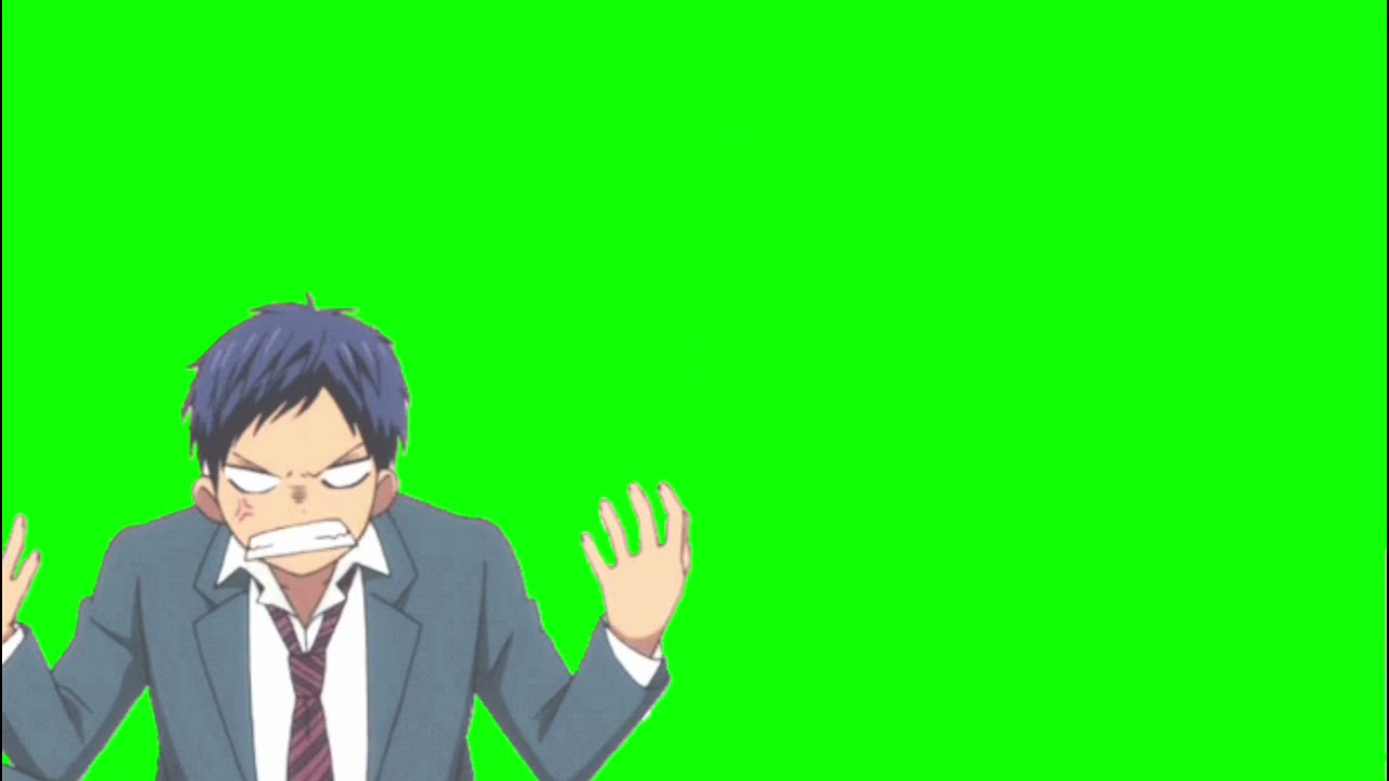 ️GREEN SCREEN EFFECTS: anime angry reaction - YouTube
