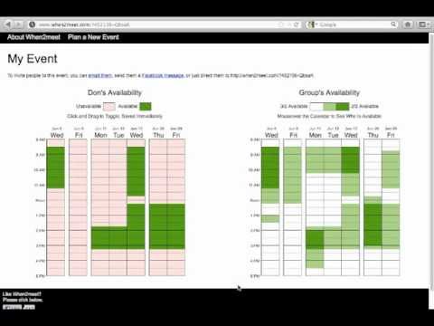 ️ When2Meet Instructions - YouTube